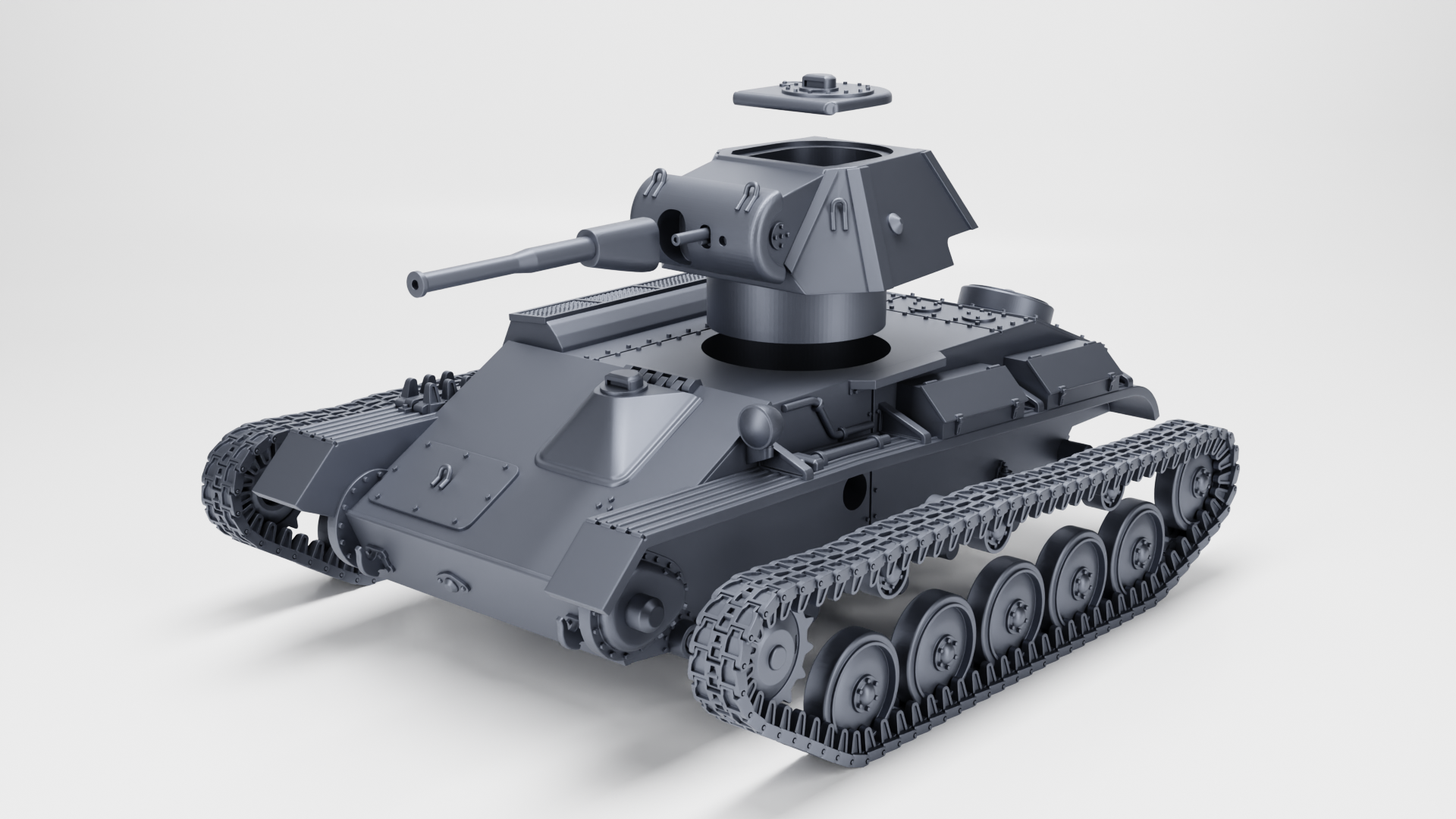 T-70 Light Tank (USSR, WW2) by Wargame3D - Wargaming3D