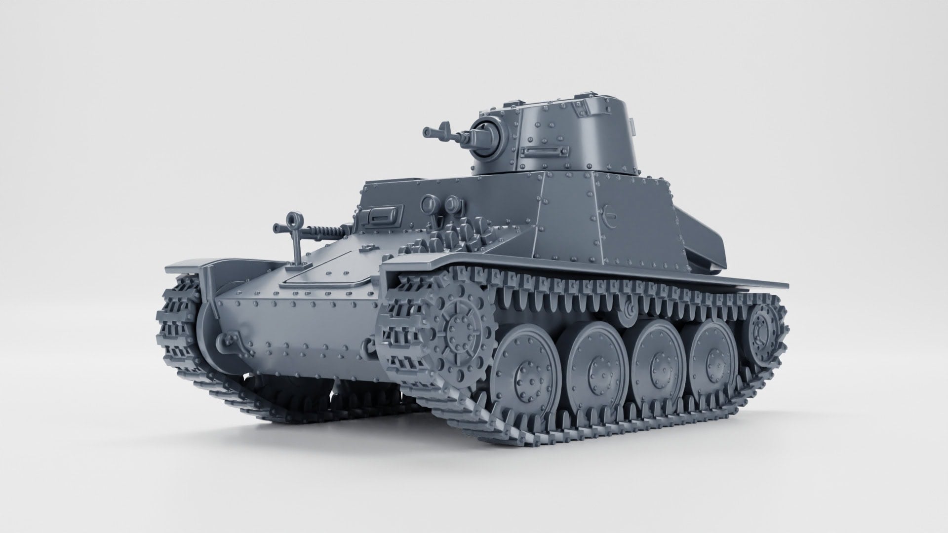 Tankette CKD AH-IV (Skoda) (Czech, WW2) by Wargame3D - Wargaming3D