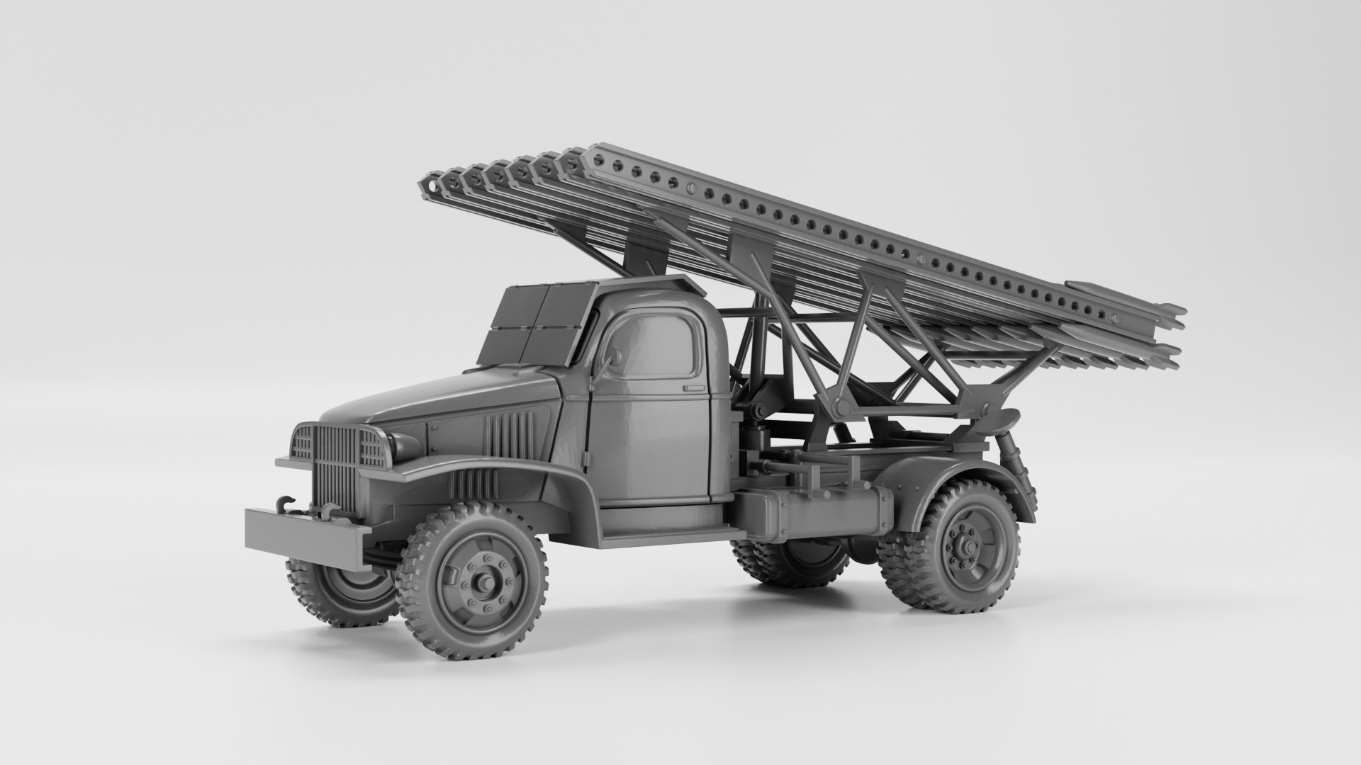 ВМ-13-16 Katyusha based on G7107 (US+USSR, WW2) by Wargame3D - Wargaming3D