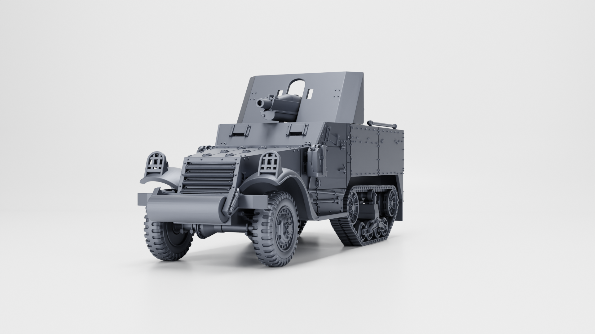 T30 75mm HMC & T19 HMC Half-tracks (US, WW2) by Wargame3D - Wargaming3D