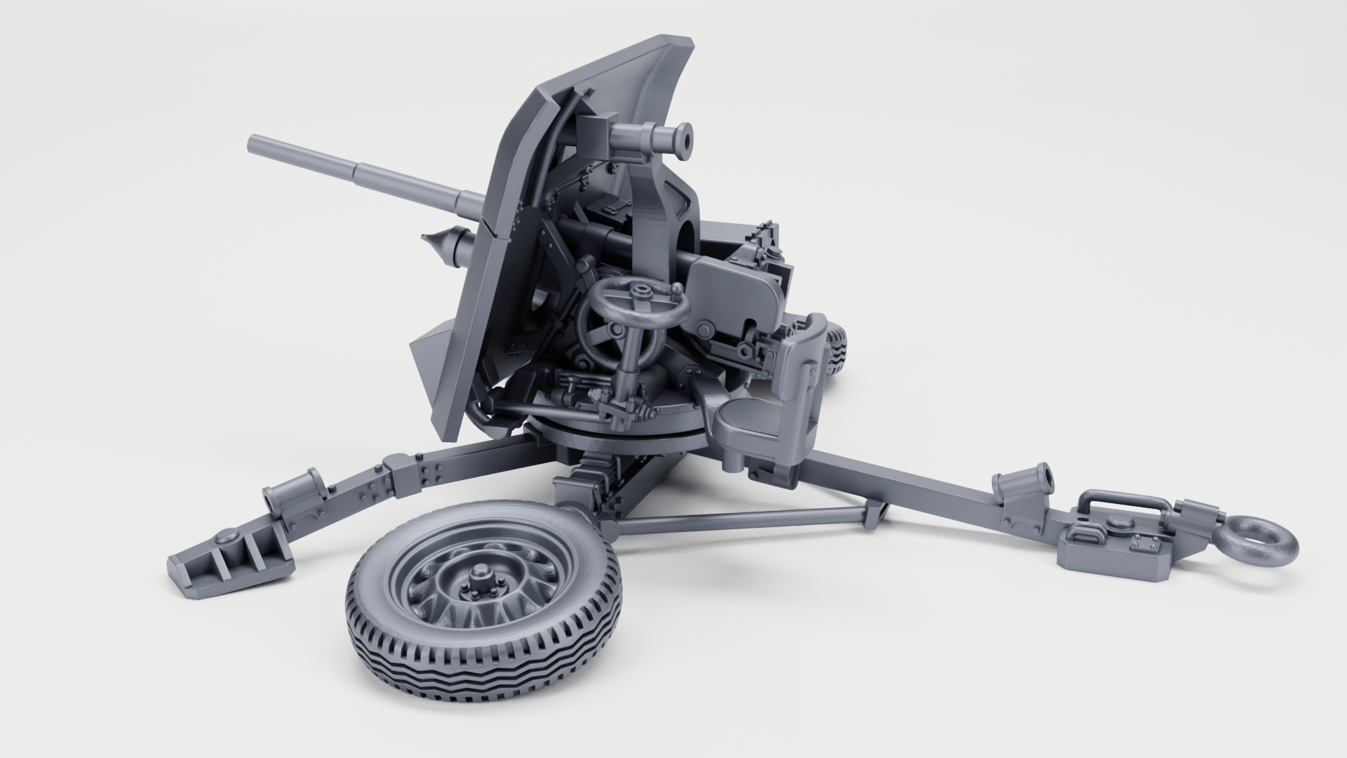 Ordnance QF 2-Pounder AT (UK, WW2) by Wargame3D - Wargaming3D