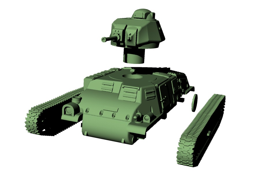 Somua S-35 (France, WW2) by Wargame3D - Wargaming3D