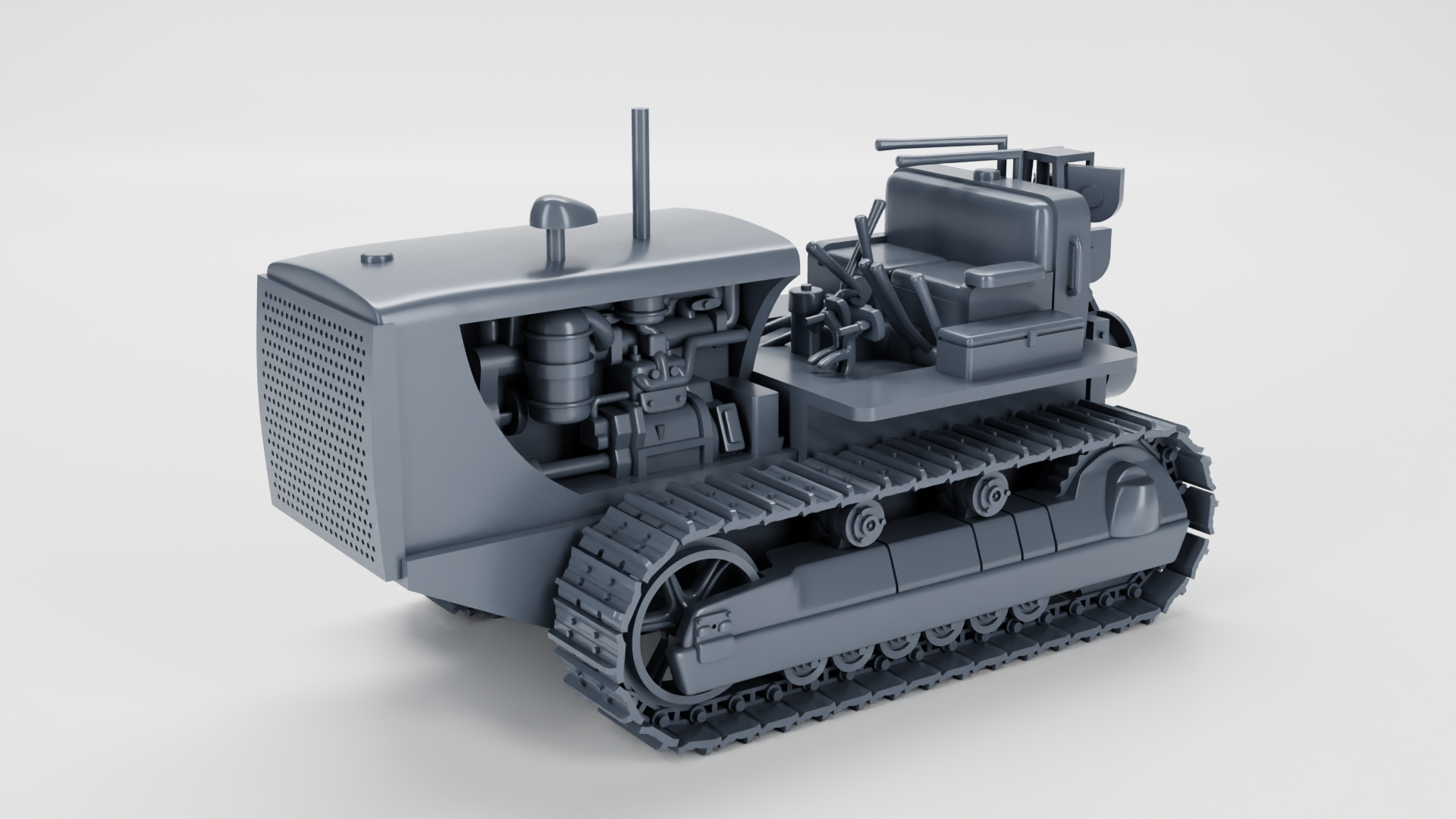 Caterpillar D8 (US, WW2) by Wargame3D - Wargaming3D