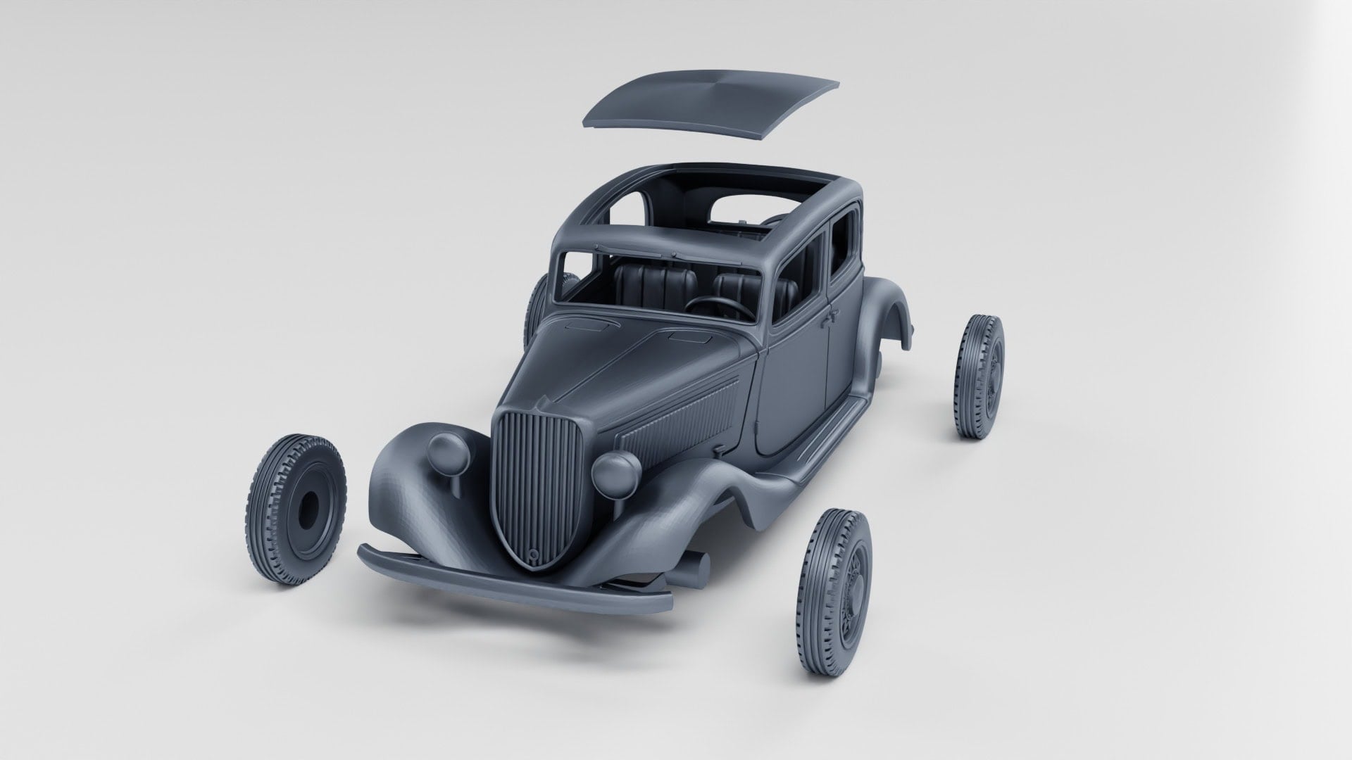 Fiat 527 (Fiat Ardita 2500 sport) (Italy, WW2) by Wargame3D - Wargaming3D