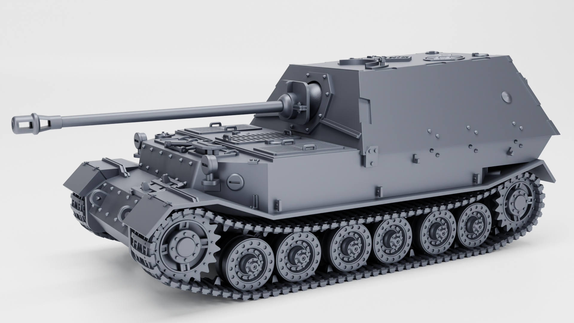 Panzerjager Tiger (P) 8.8cm PaK 43/2 L/71 “Ferdinand” (Sd.Kfz.184) + 3 ...