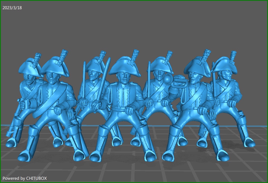 28mm Prussian Dragoon rgt 1806-07 by MCminiatures - Wargaming3D