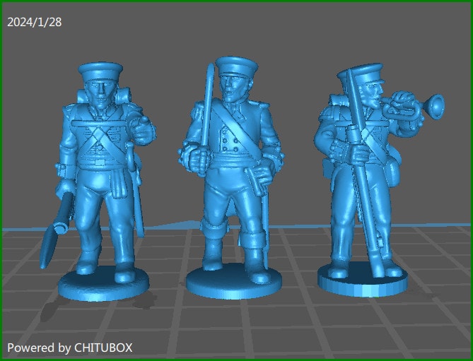 28mm Napoleonic Hanoverian Landwehr elites btg 1814-15 skirmishing by ...