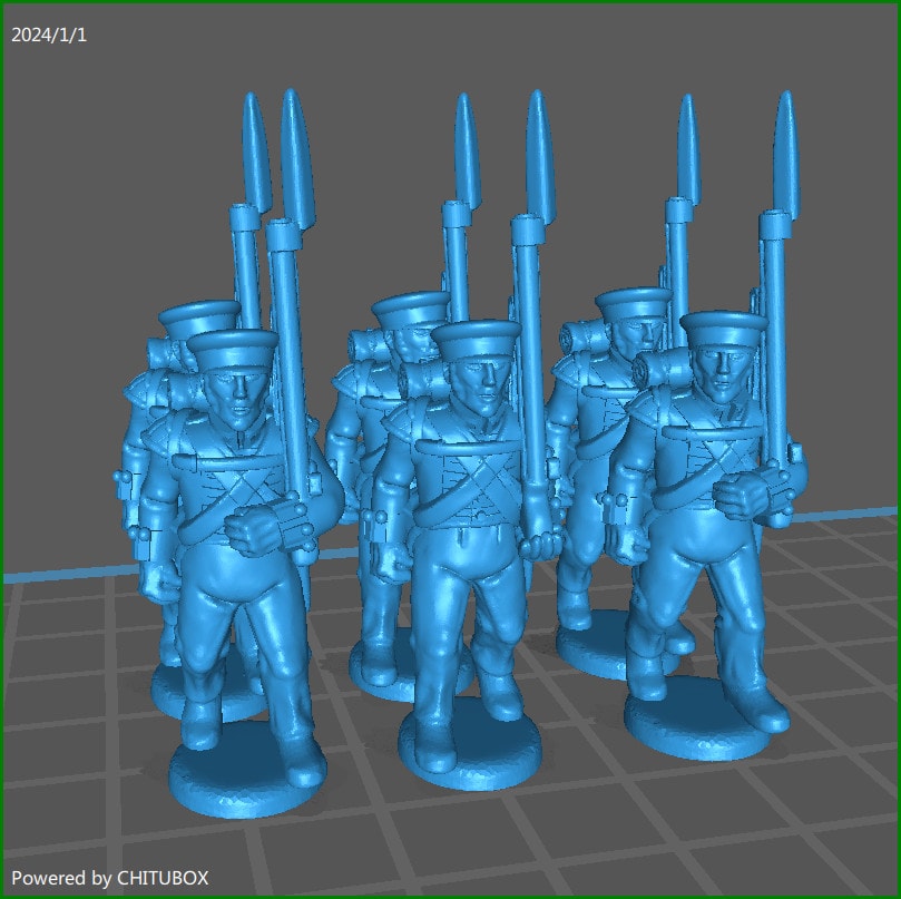 28mm Napoleonic Hanoverian Landwehr btg 1814-15 by MCminiatures ...