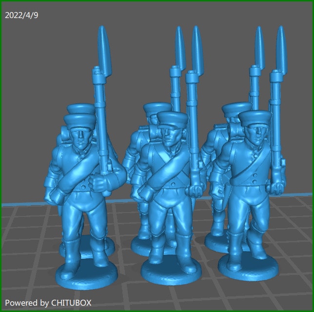28mm Prussian Reserve Infantry btgs 1813-15 by MCminiatures - Wargaming3D