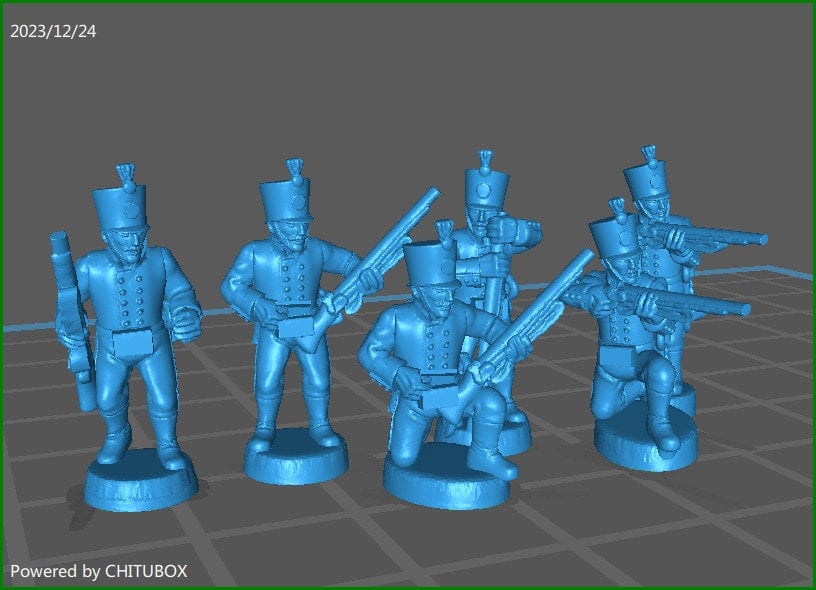 small 15mm "w epic size" Russian Jaegers btg 1805-07 skirmishing by ...