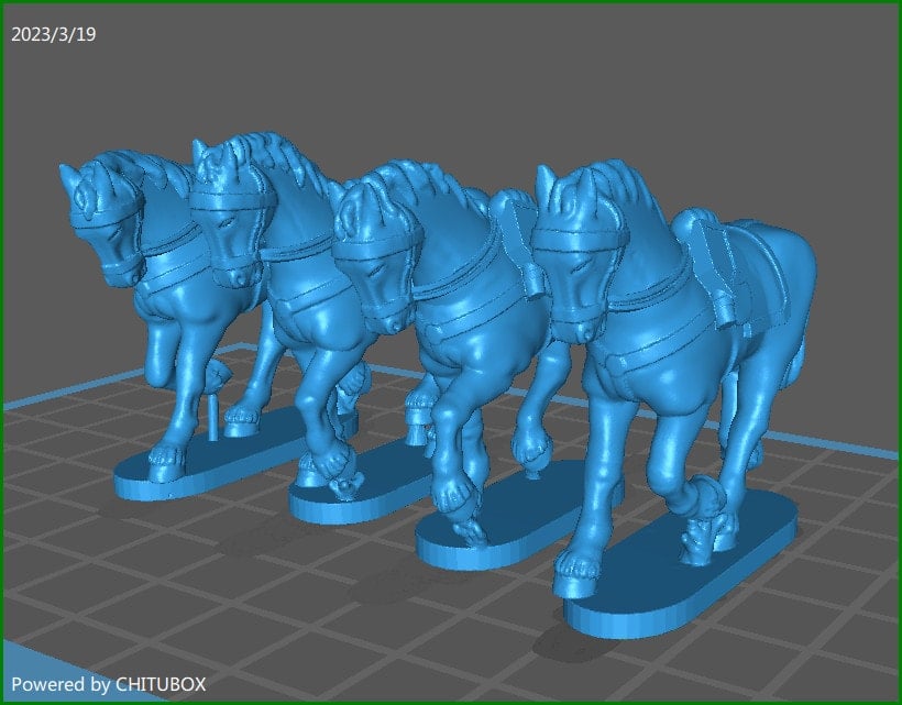 28mm Prussian Dragoon Horses 1805-07 (walking) by MCminiatures ...