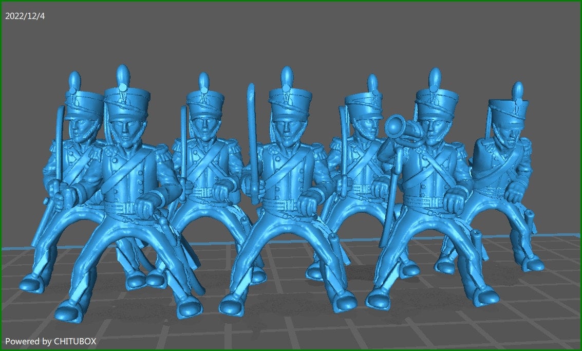 28mm British Light Dragoons rgt 1812-15 by MCminiatures - Wargaming3D