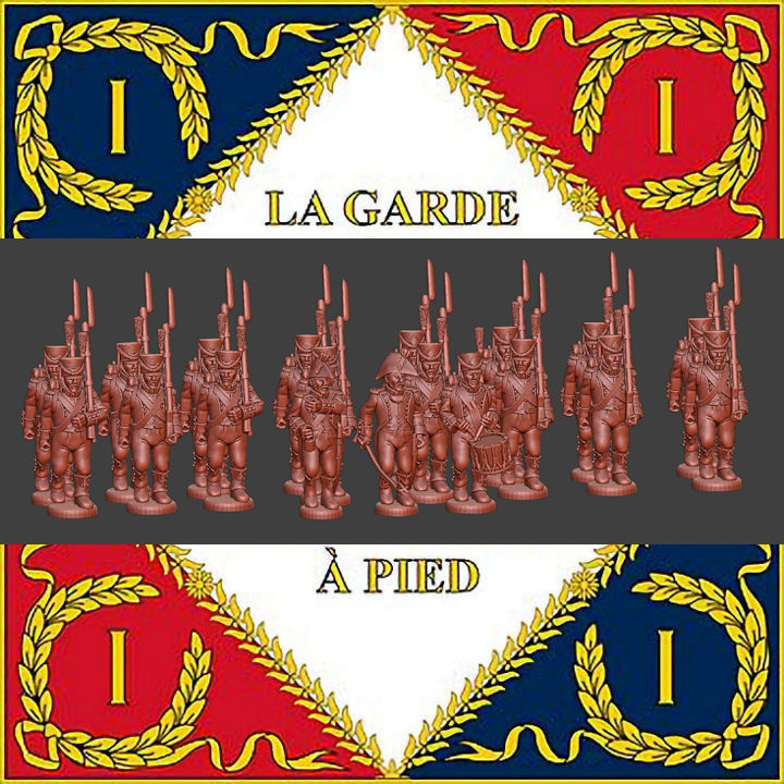 28mm Napoleonic French Light infantry in high uniform 1800-07 by ...