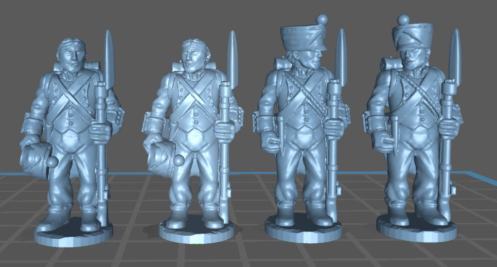 French Infantry 1808, campaign uniform at ease by MCminiatures ...