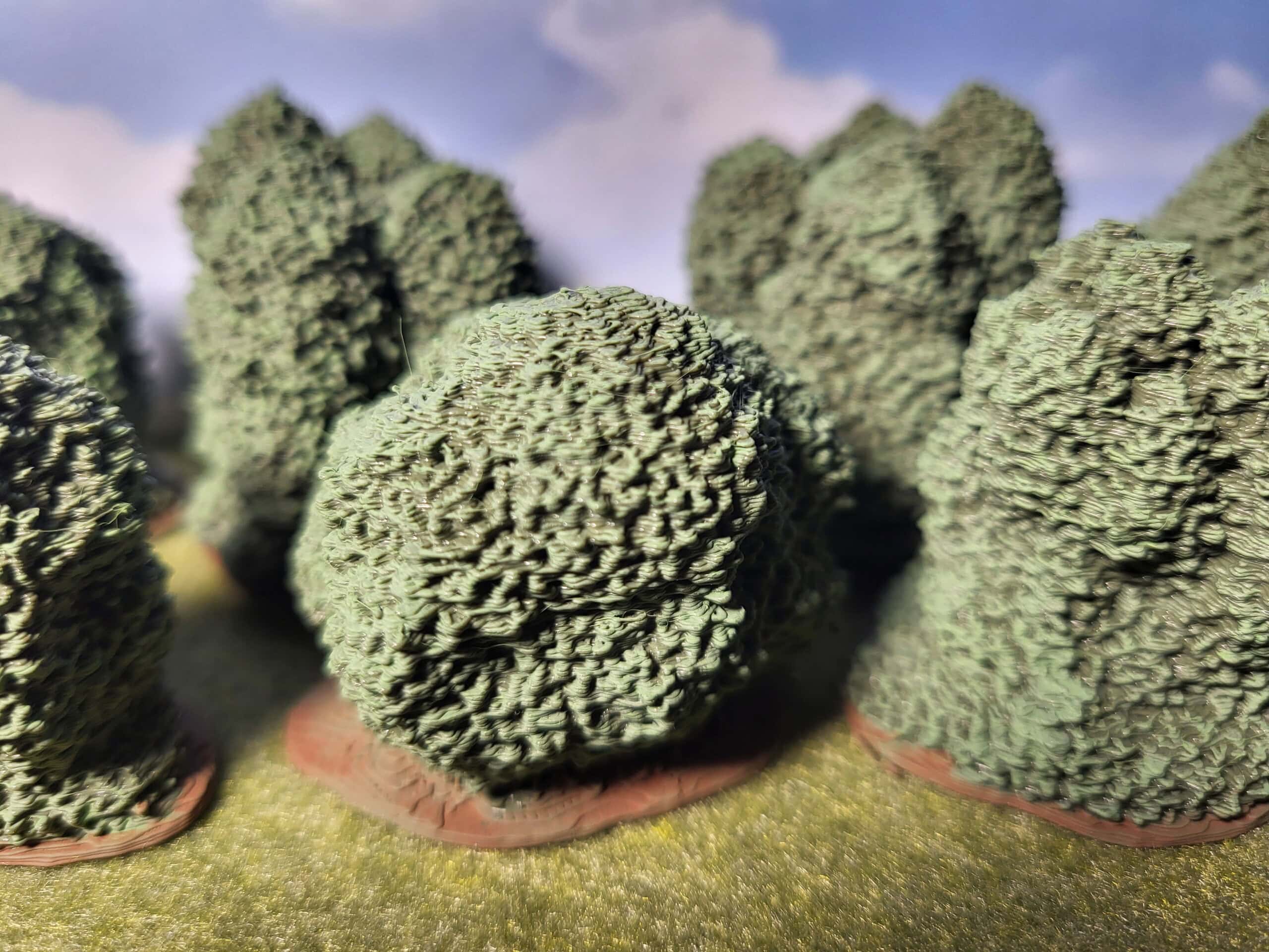 Woodland Forest Terrain by Two Inches of Felt - Wargaming3D