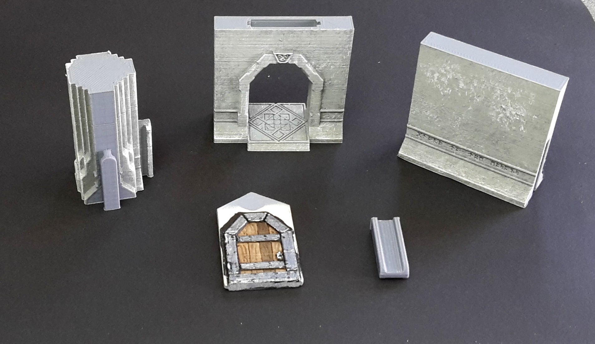 28mm Modular Dwarf Halls - Sample Pack by Ash and Stone - MiniHoarder