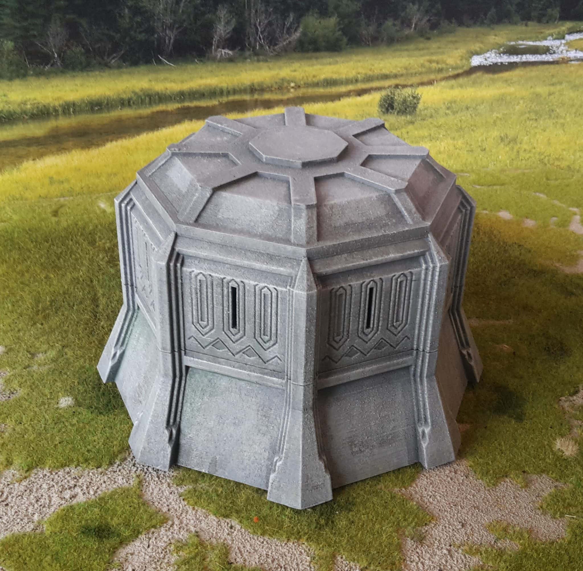 28mm Dwarven Bunker by Ash and Stone - MiniHoarder