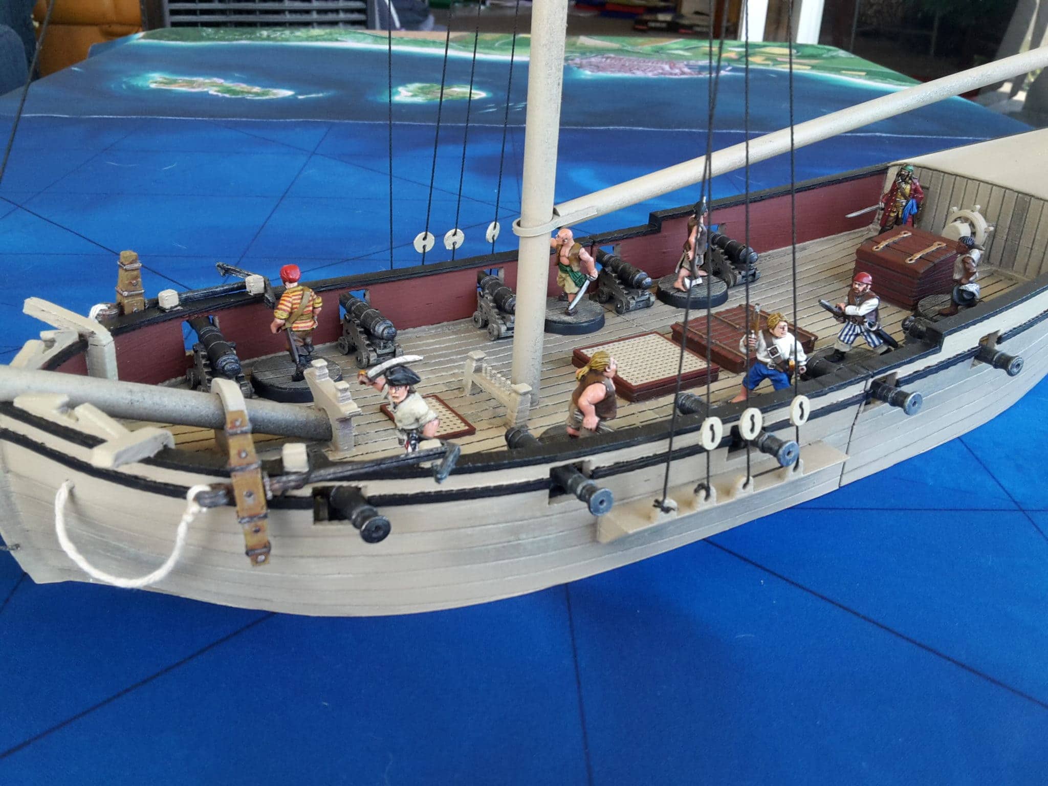 28mm 10 Gun Sloop by Ash and Stone - Wargaming3D