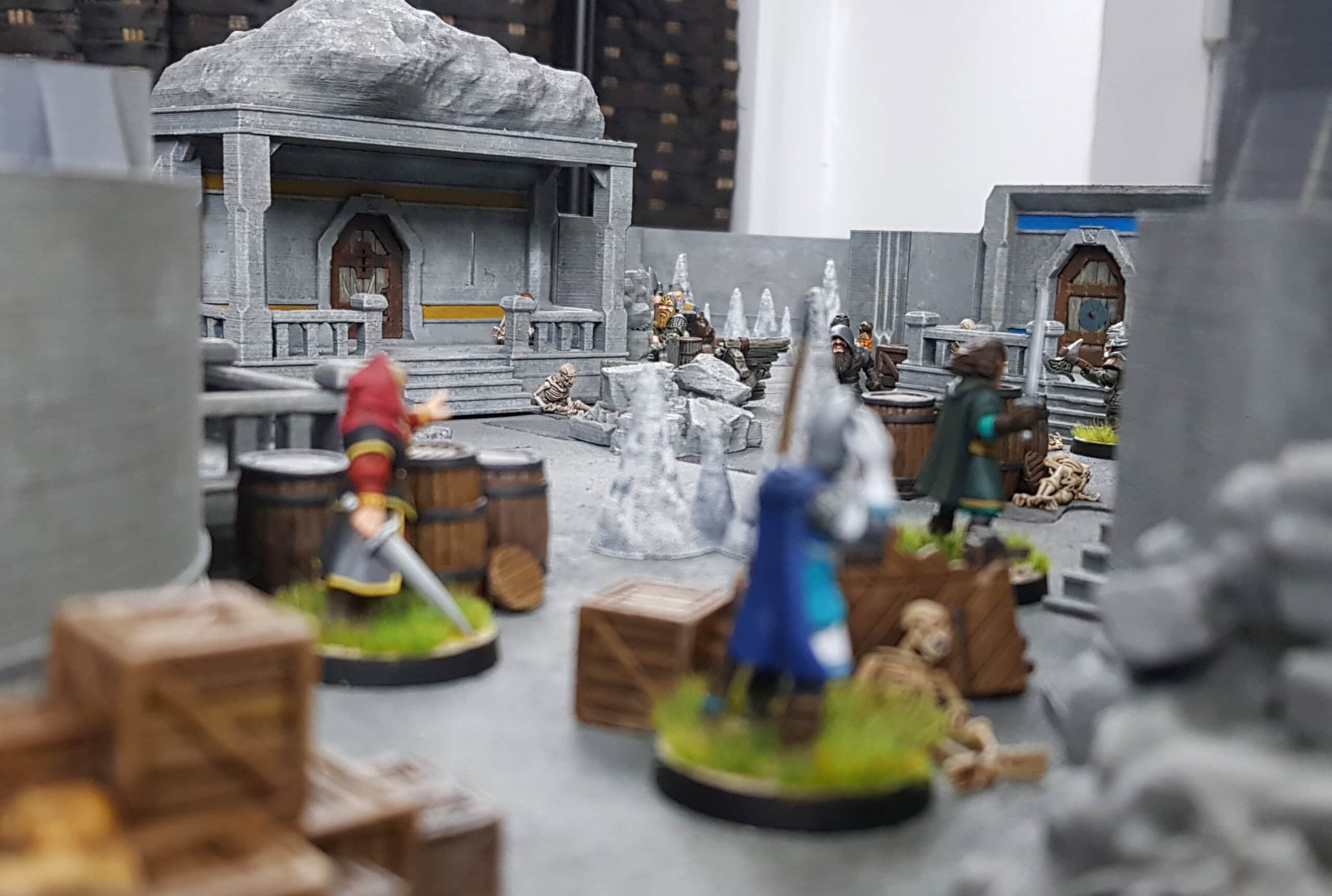 28mm Modular Dwarf Halls - Building Facades Expansion by Ash and Stone ...