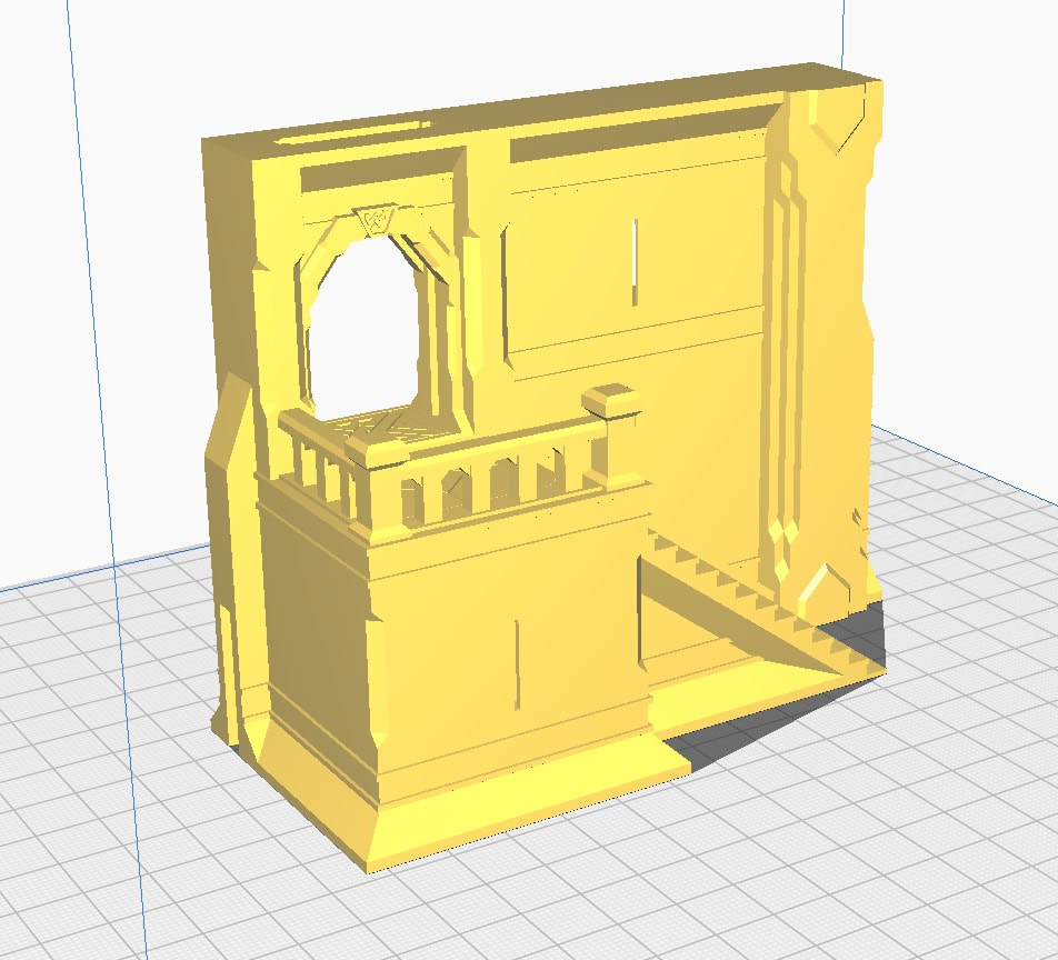 28mm Modular Dwarf Halls - Building Facades Expansion by Ash and Stone ...