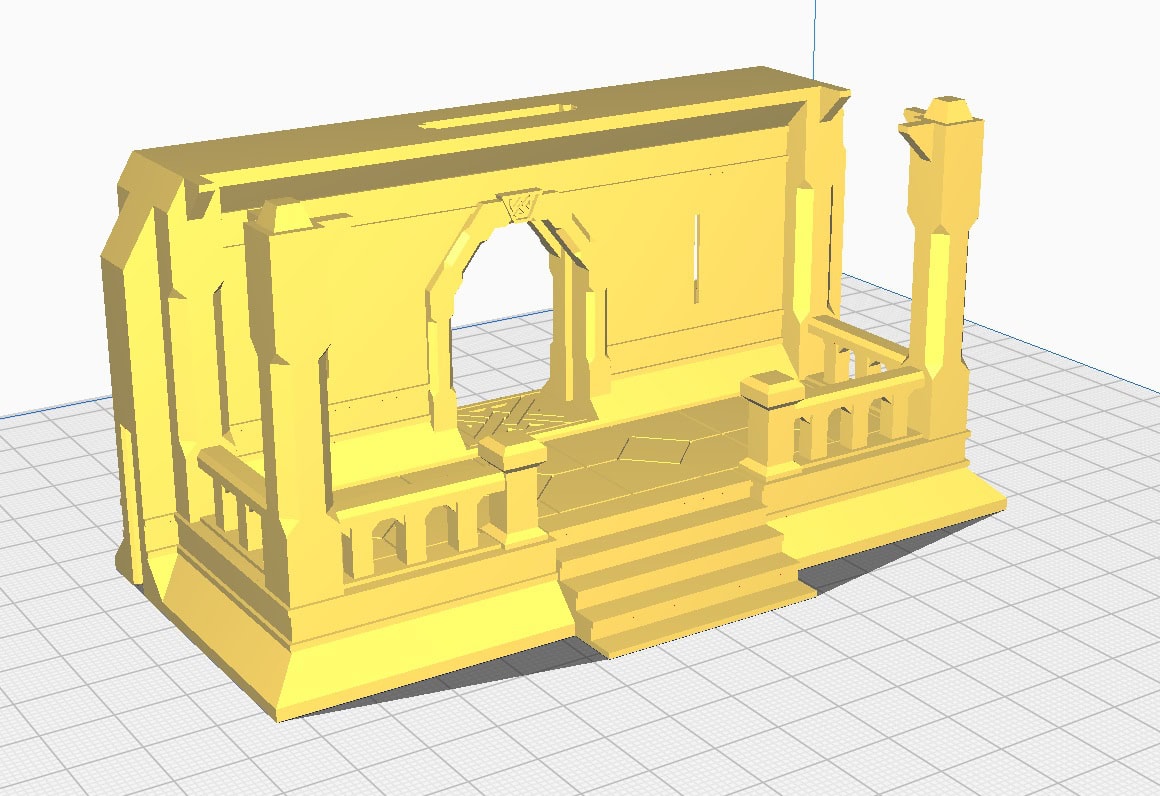 28mm Modular Dwarf Halls - Building Facades Expansion by Ash and Stone ...