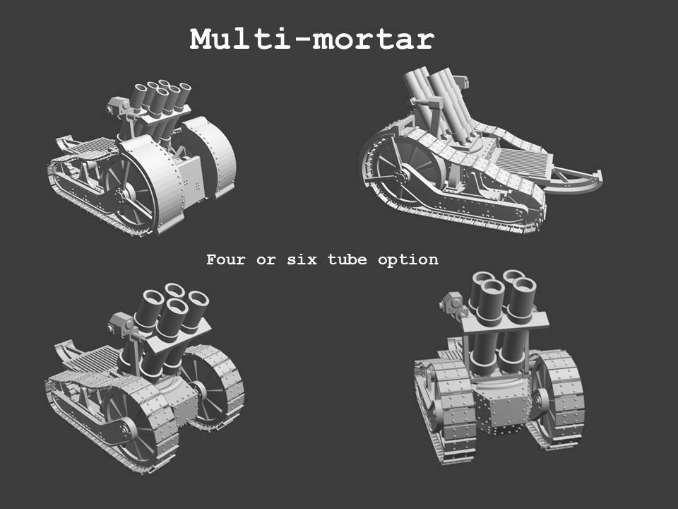 Multi-Mortar Quad Launcher Renault Pattern Rapier by Tiny Panzer Studio ...
