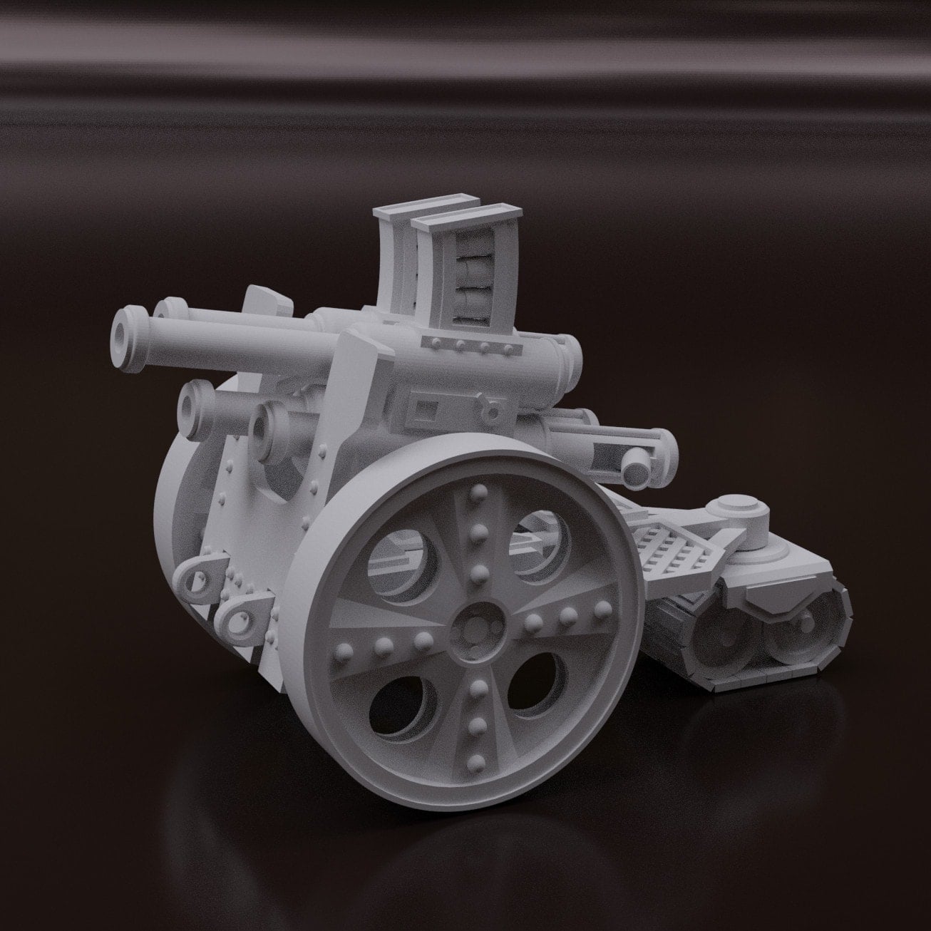 Squat Gun Carriage by Tiny Panzer Studio - MiniHoarder
