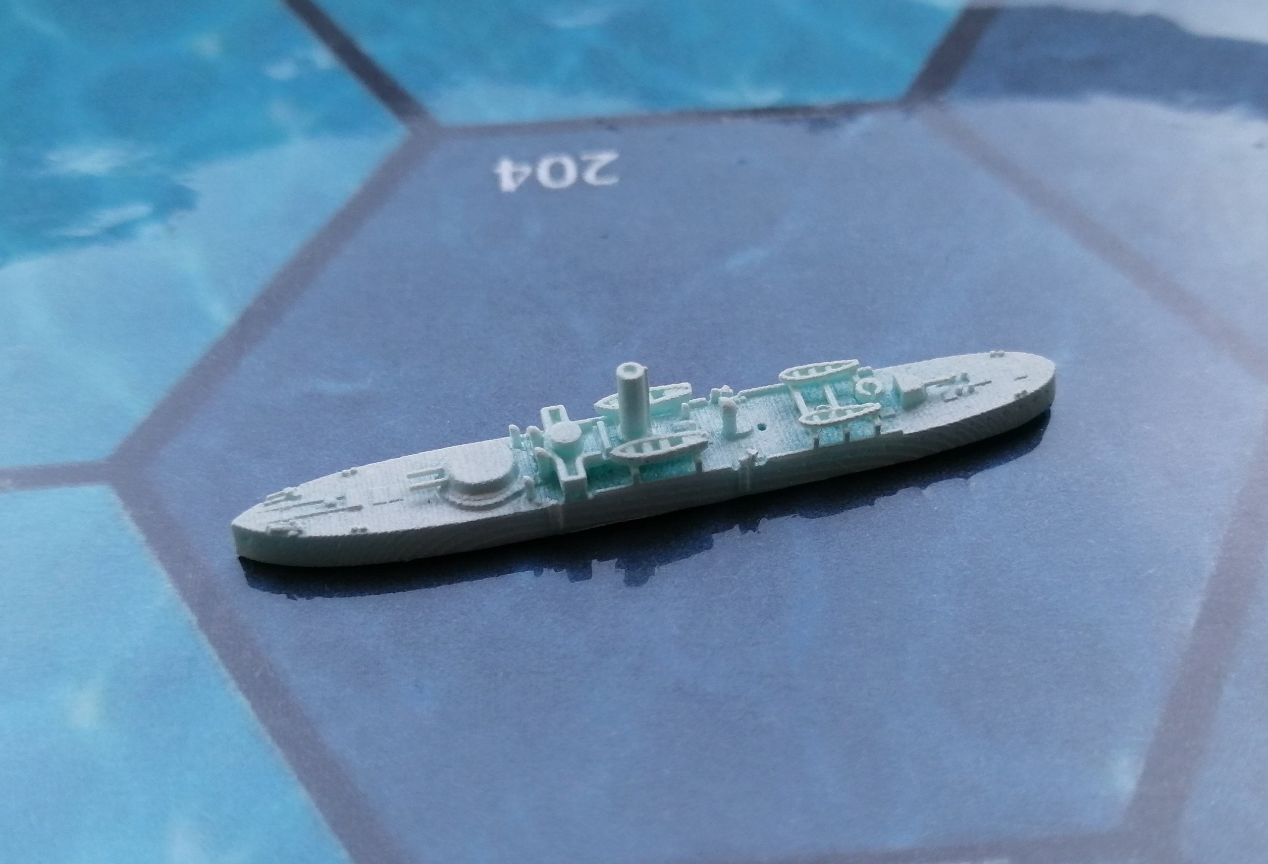 Chinese protected cruiser by Spline 3d - Wargaming3D