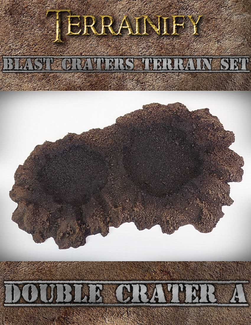 Blast Craters: Double Crater A by Terrainify - MiniHoarder