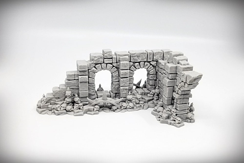 Ancient Ruins GRIMDARK: Double Arch Window - Half Arch Doorway by ...
