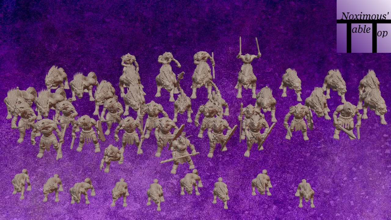 Gnoll Pack by Noximous' TableTop - MiniHoarder