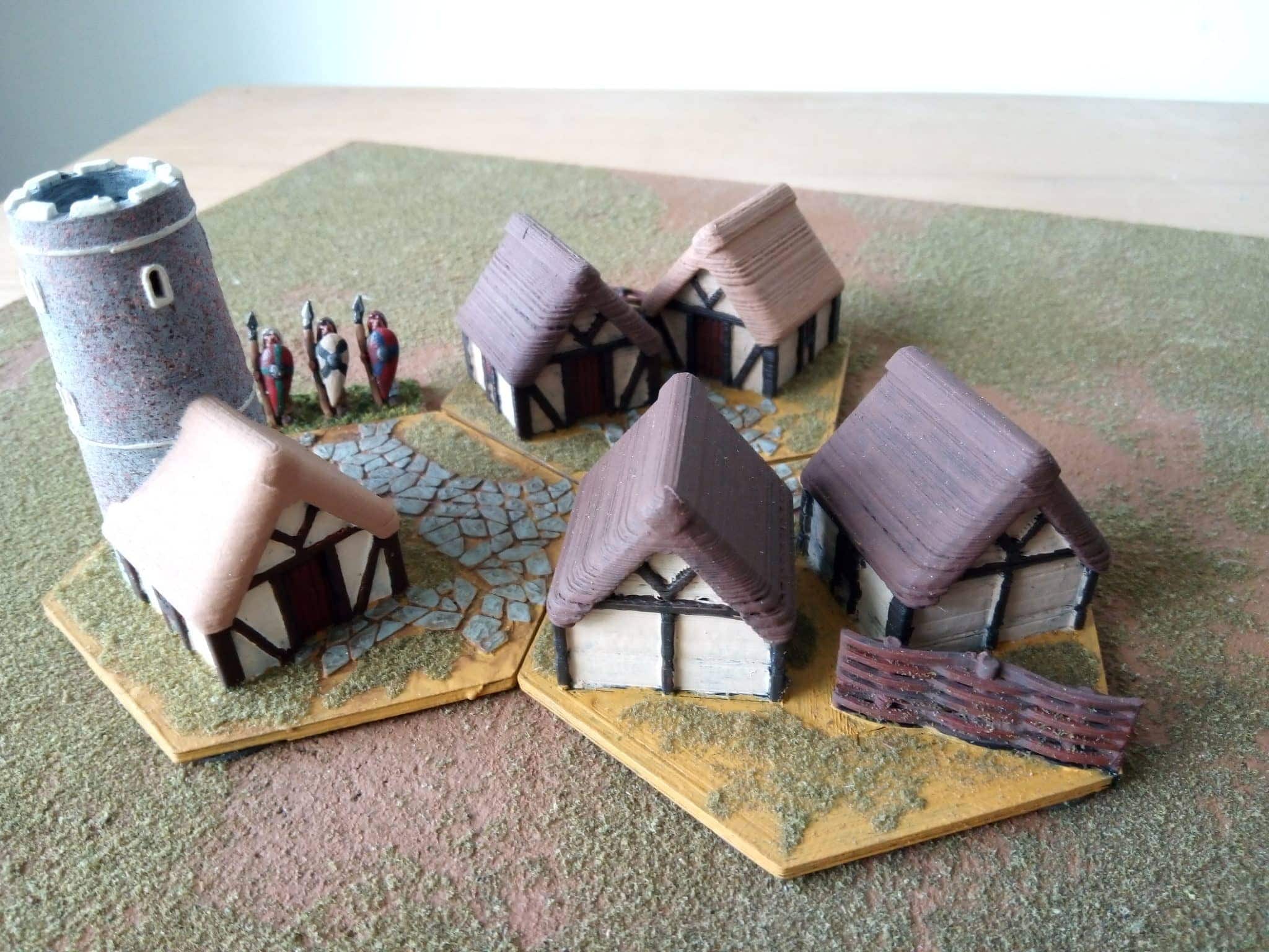 Saxon village by VisualPast - Wargaming3D
