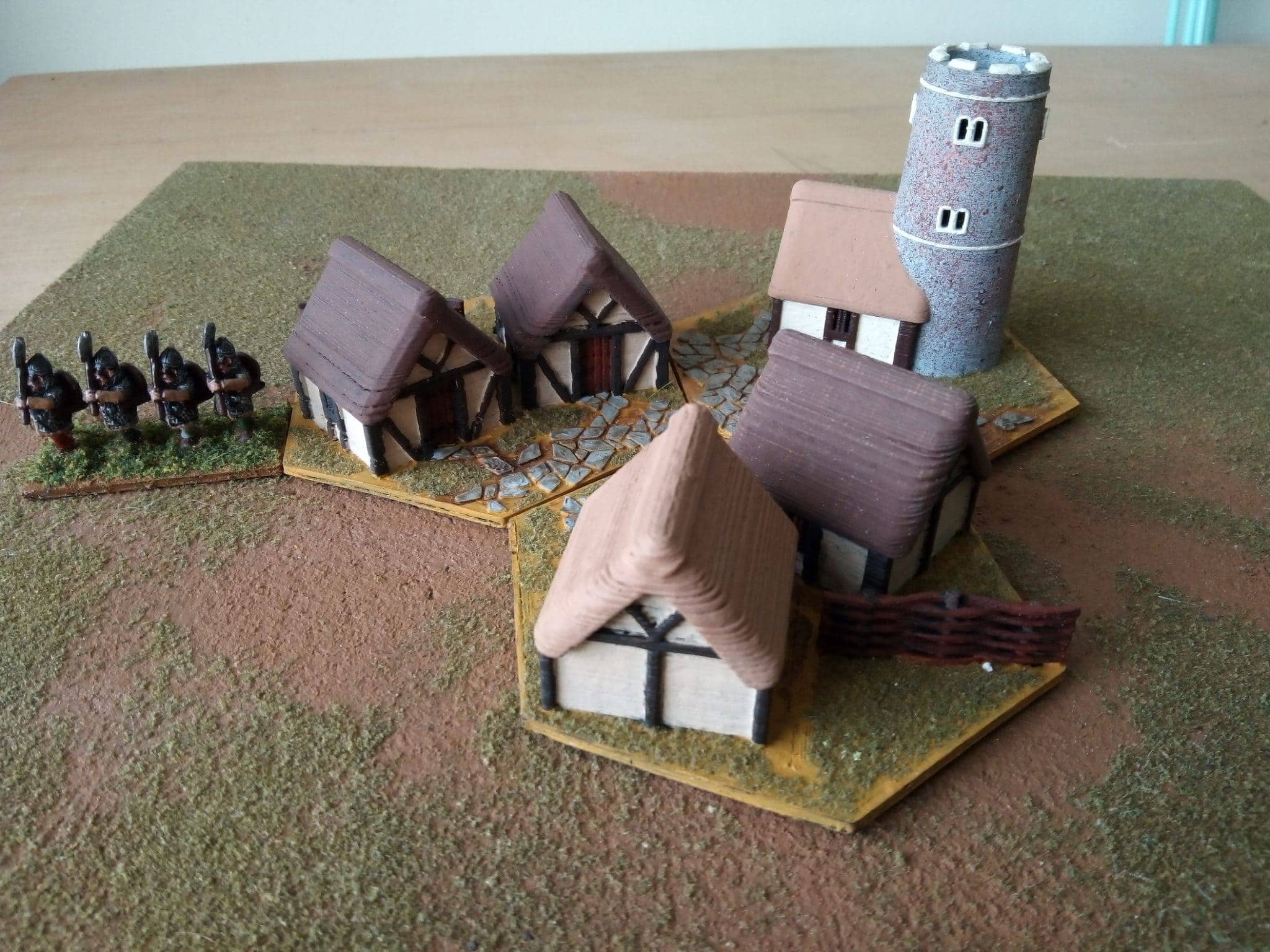 Saxon village by VisualPast - Wargaming3D