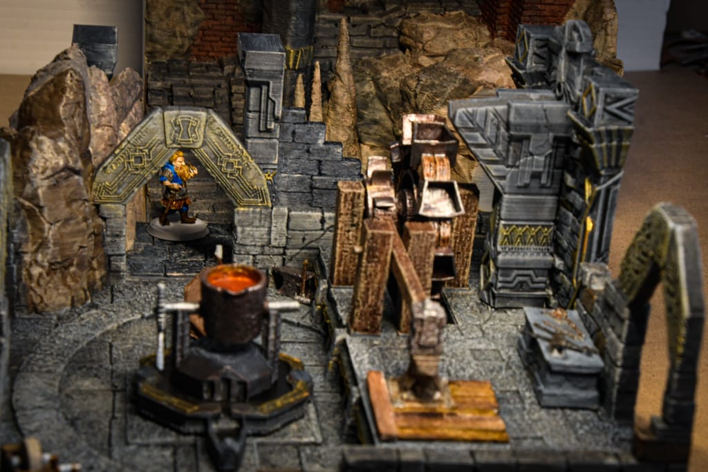 Dwarven Kingdom Forge by Beren's creations - MiniHoarder