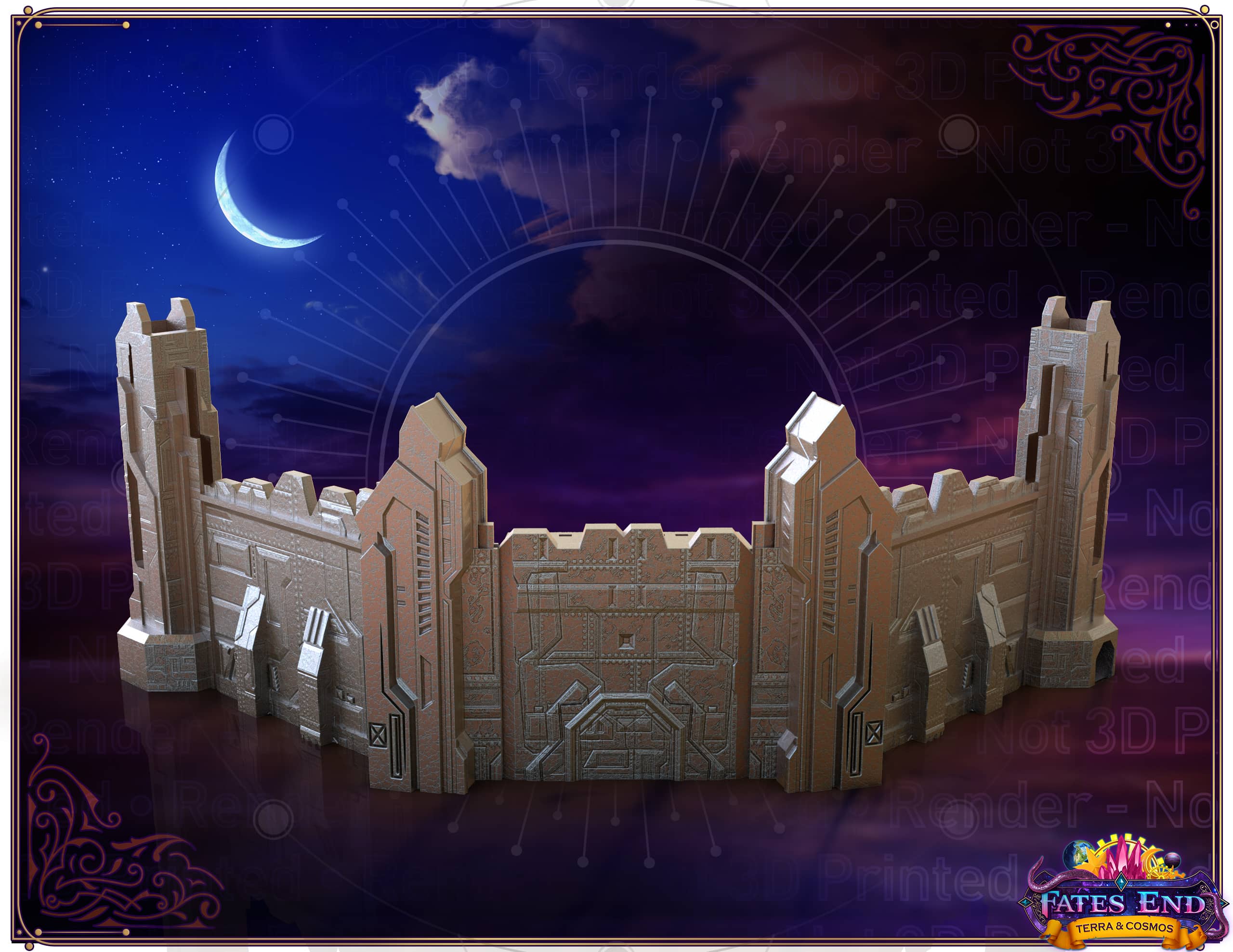 Alien City Game Master Screen - SUPPORT FREE! by FatesEnd - MiniHoarder