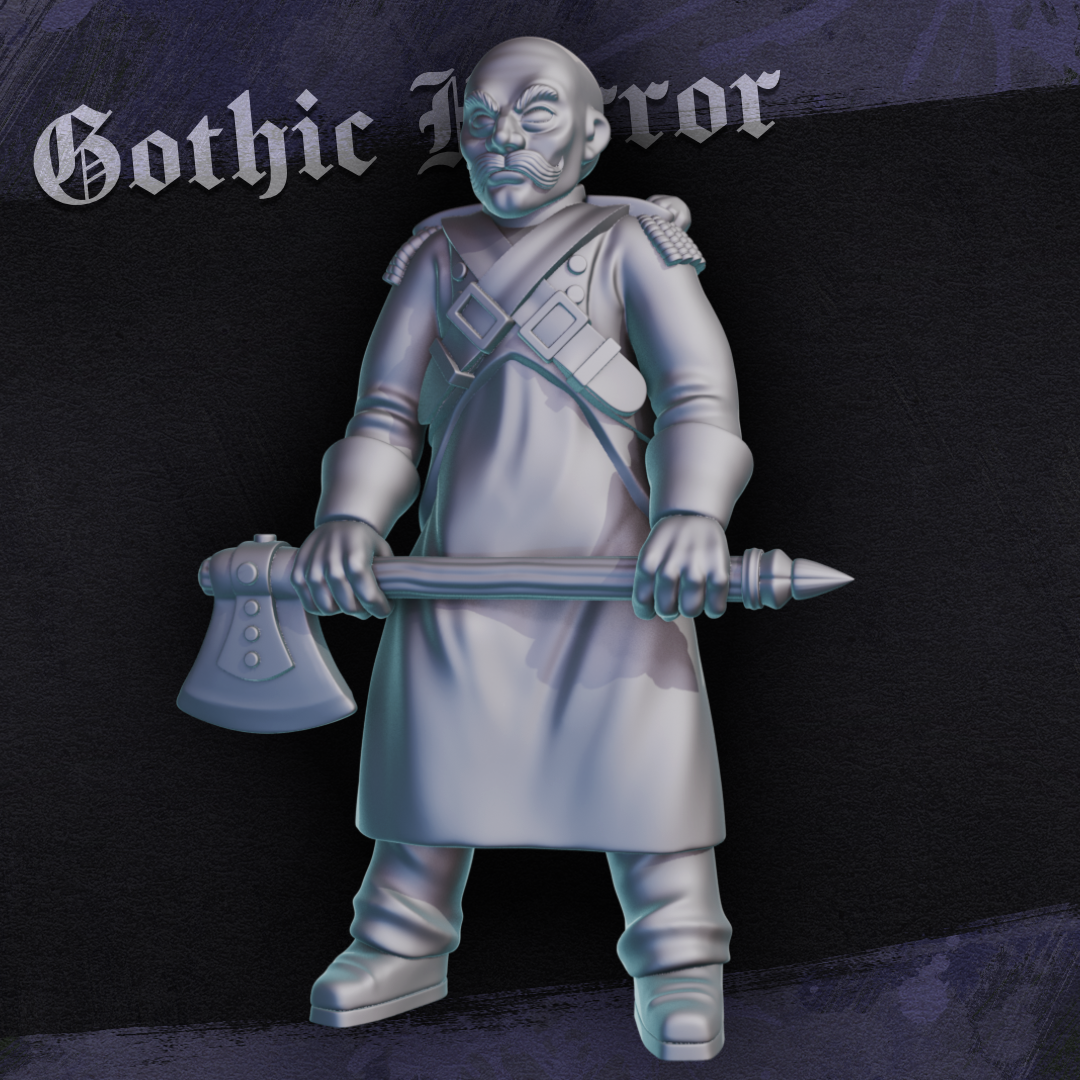 Gothic Horror - Napoleonic French Sapper by Paolo-5858 - Wargaming3D
