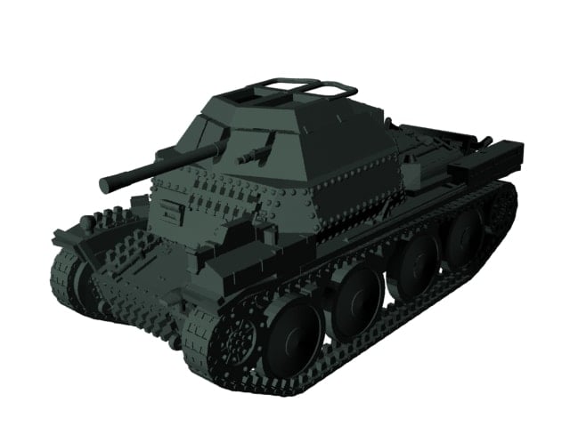 1/100 Aufklarungspanzer 38t by Forpost D6 - Wargaming3D