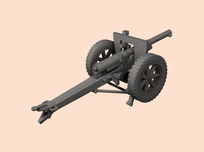 15mm Canon de 75 modèle 1897 (1940) by Forpost D6 - Wargaming3D