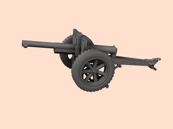 15mm Canon de 75 modèle 1897 (1940) by Forpost D6 - Wargaming3D