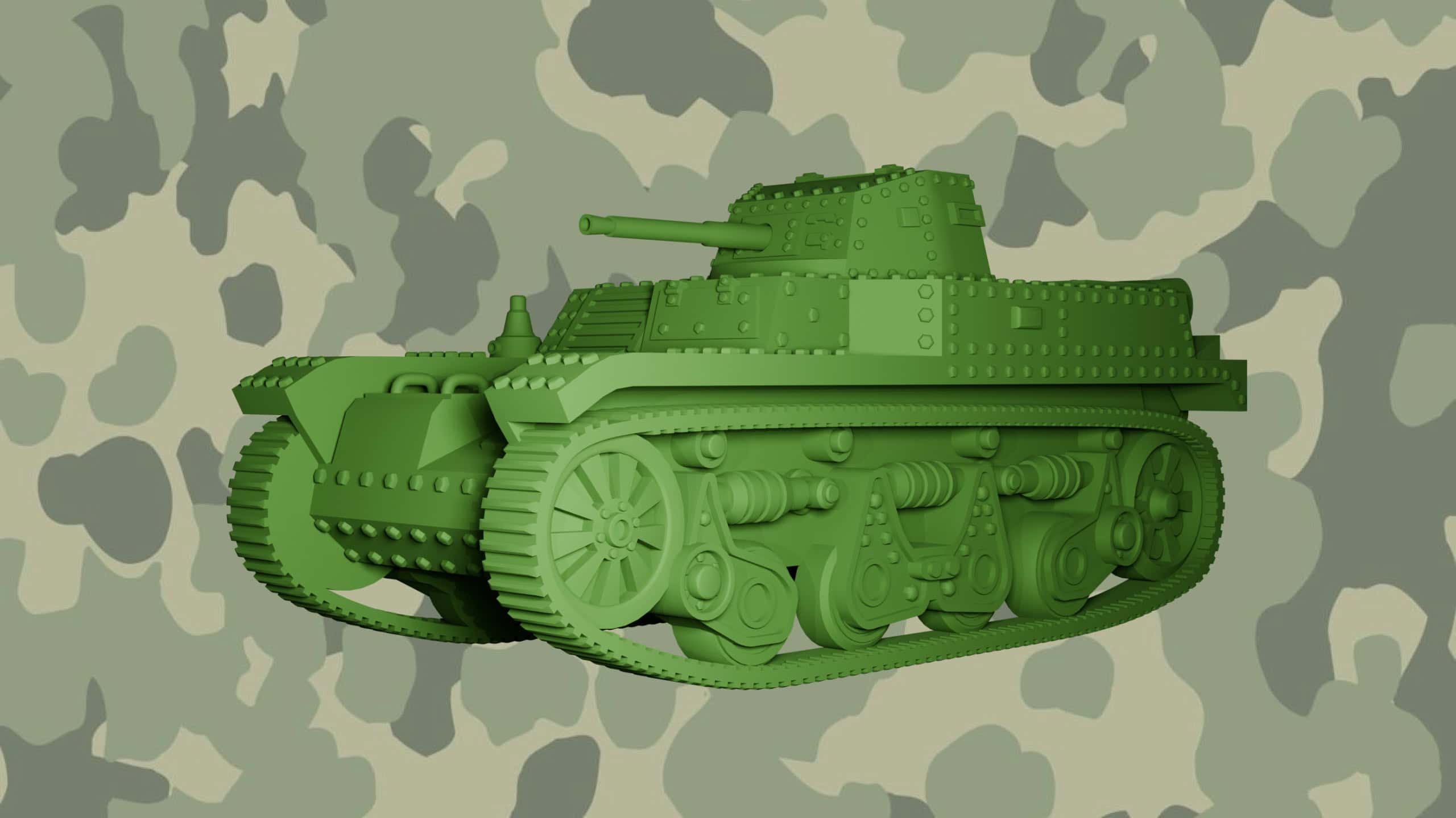AMR 35 ZT 2 (1/56, France, WW2) by Armored Miniatures 3D - Wargaming3D