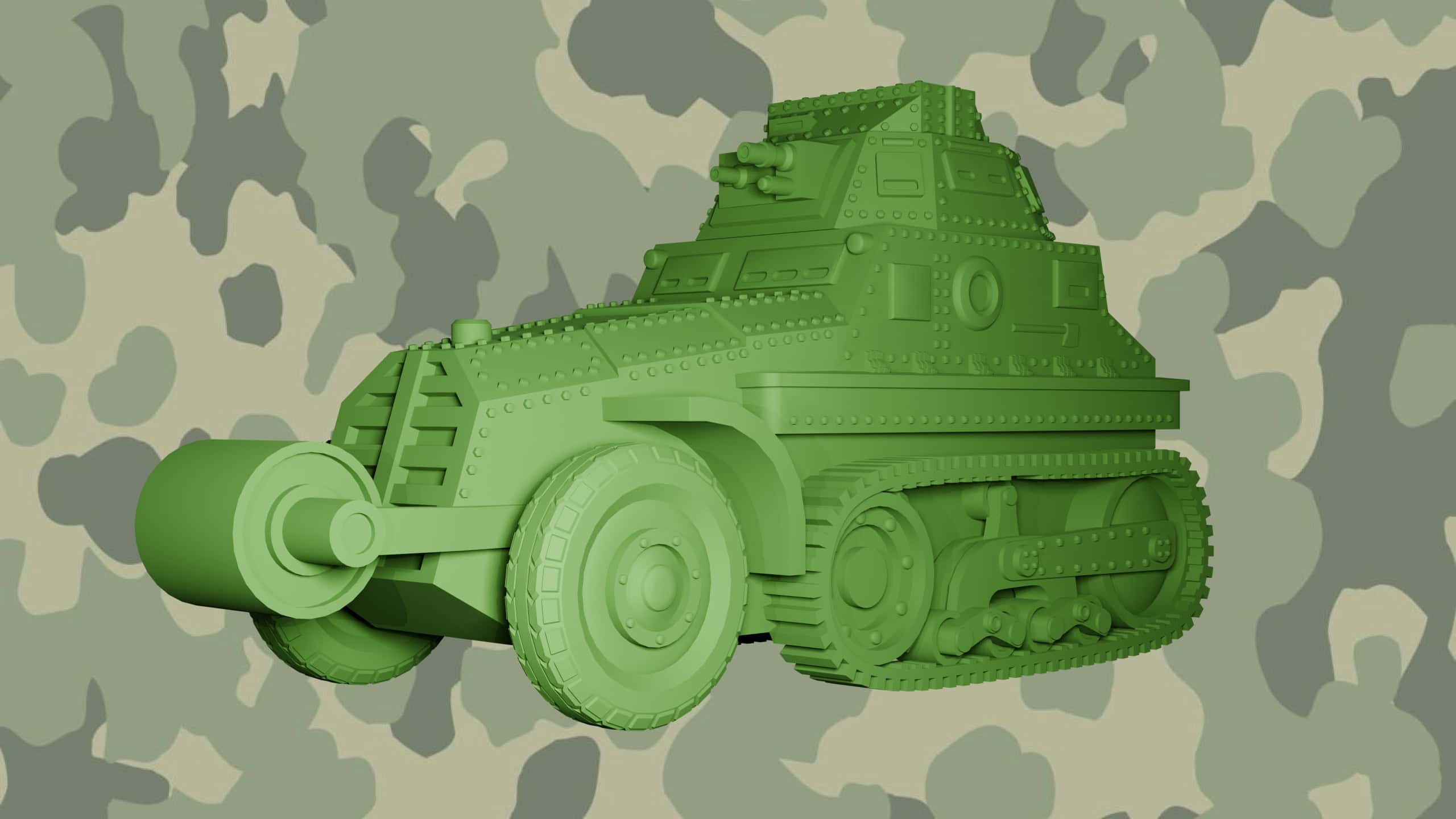 AMC Schneider P16 (1/56, France, WW2) by Armored Miniatures 3D ...