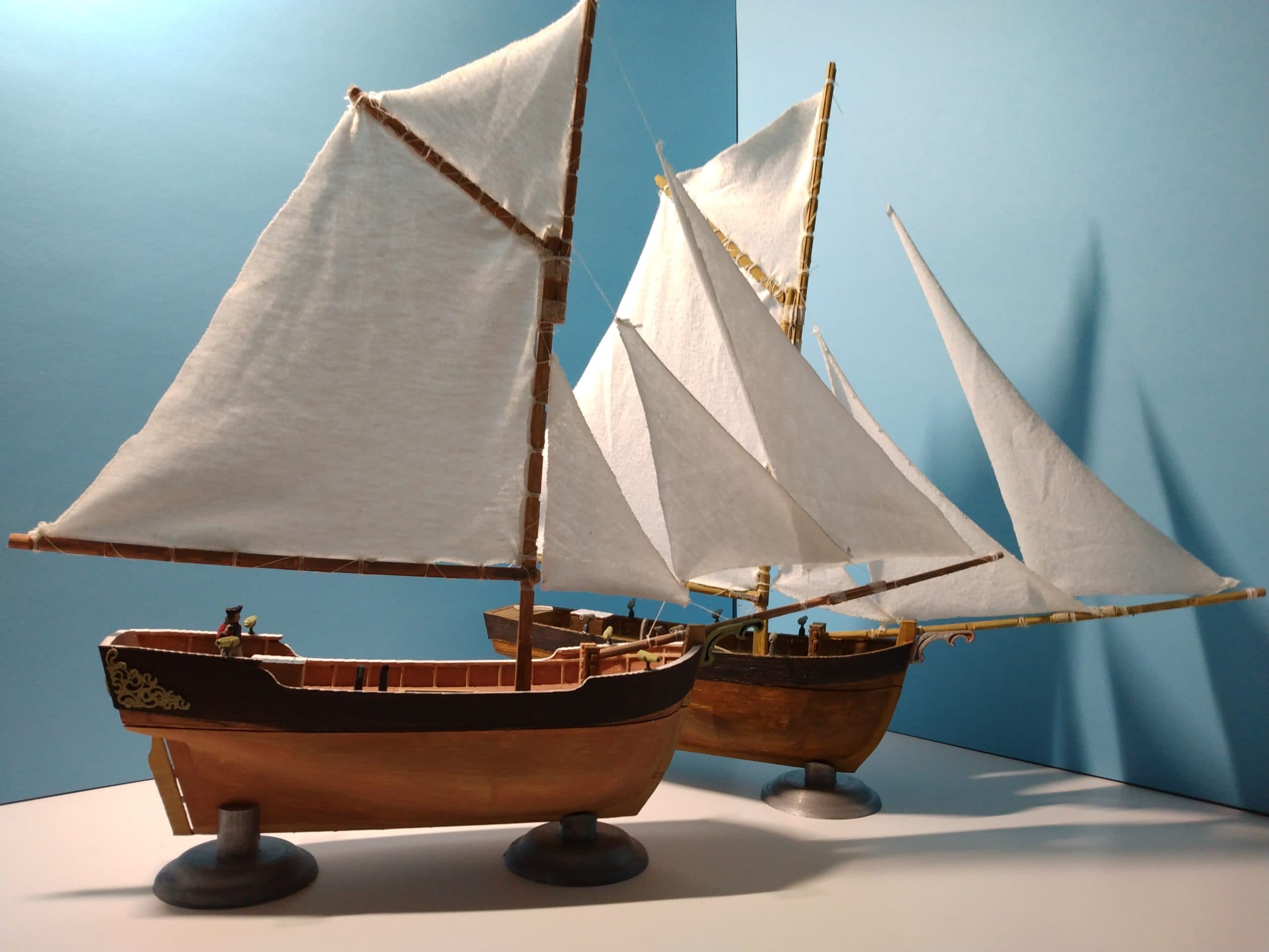 Wooden Sailing Ship (Alabaster) 28mm, Highly Detailed, Customizable ...