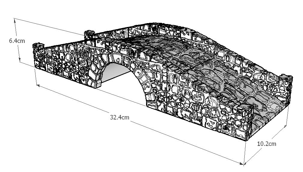 Stone Bridge - 28mm - Highly Detailed Model (Craftsman's Package) by ...