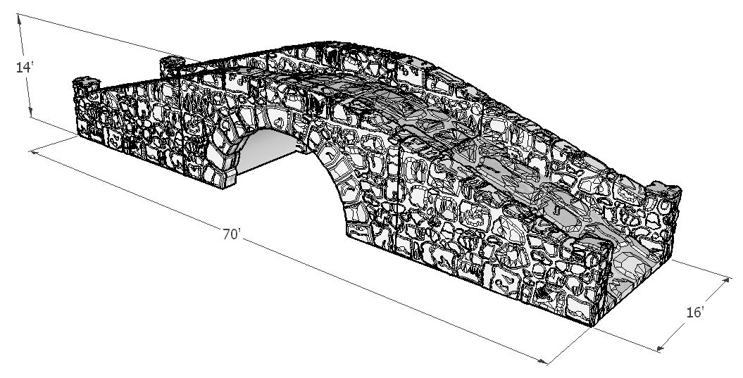Stone Bridge - 28mm - Highly Detailed Model (Craftsman's Package) by ...