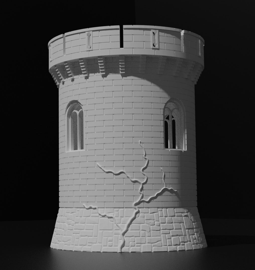 Gosford Keep - 28mm - Playable detailed Interior - 3 Levels by ...